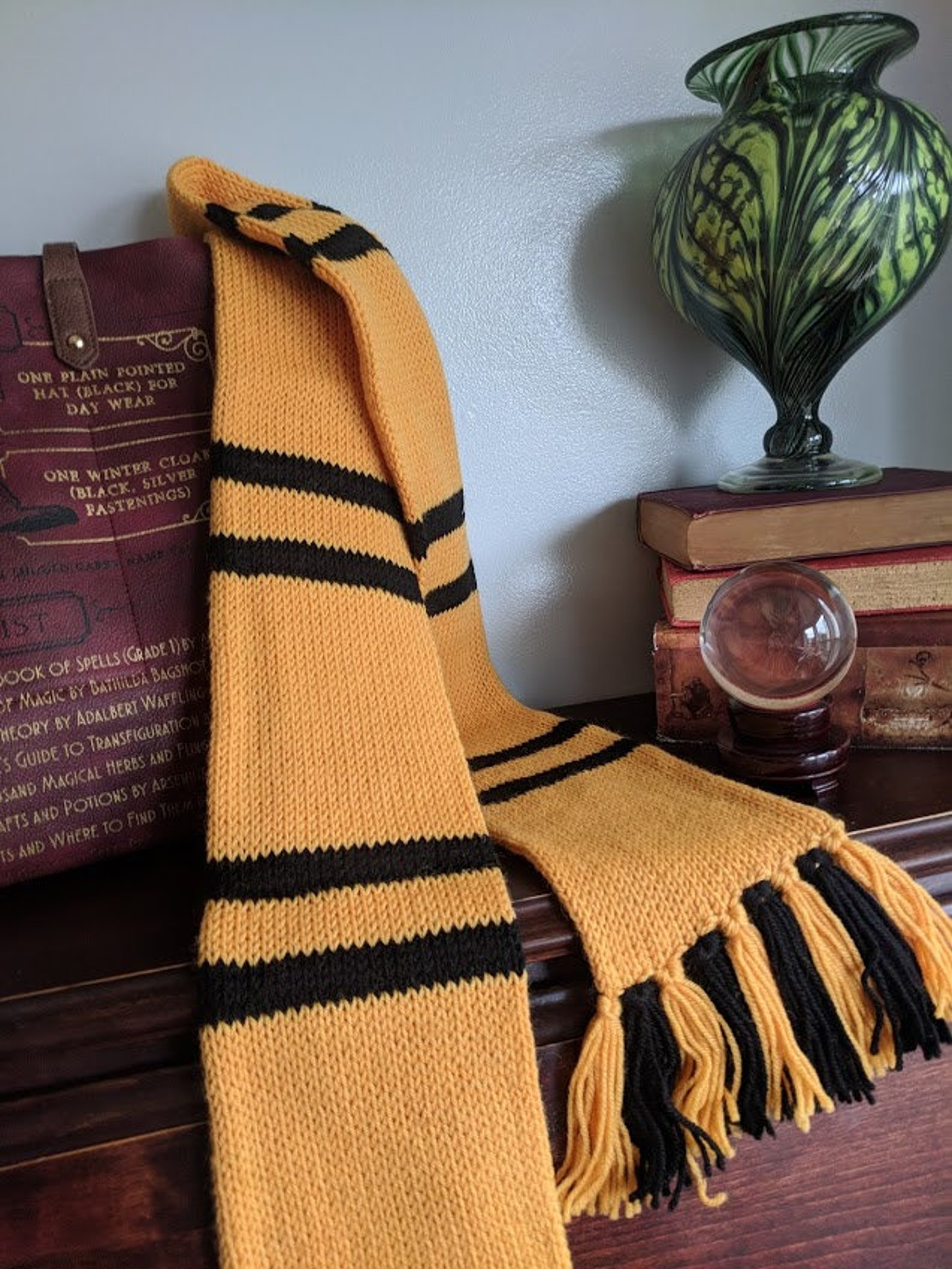 Custom Wizard Scarf handknit | Etsy
