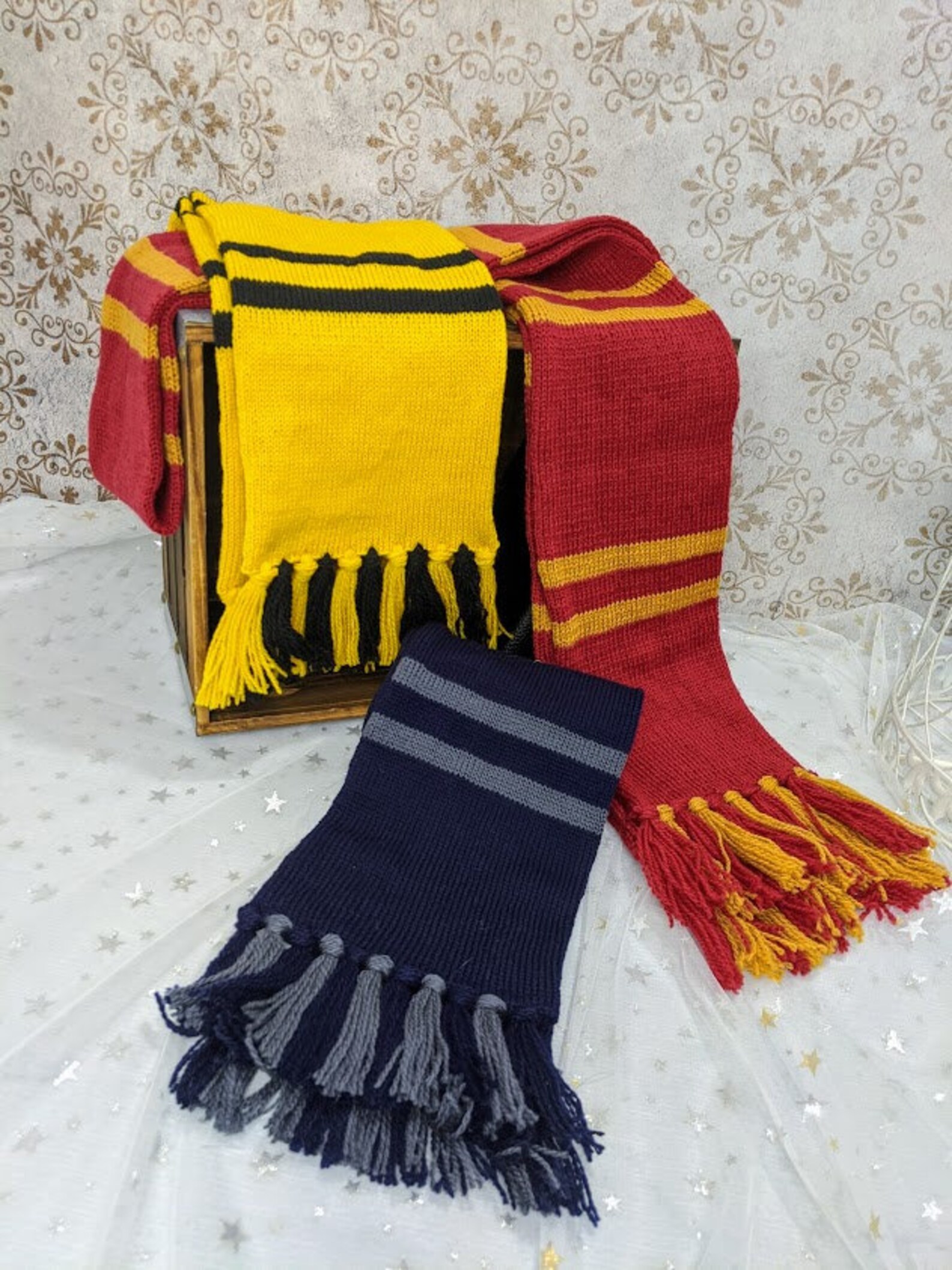 Custom Wizard Scarf handknit | Etsy
