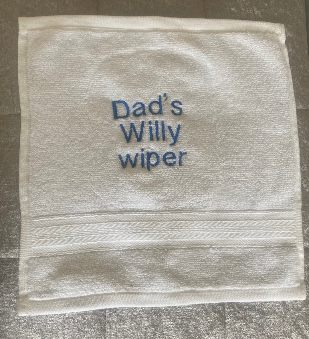 Fathers Day Novelty Gift. Dads Willy Wiper Flannel. - Etsy
