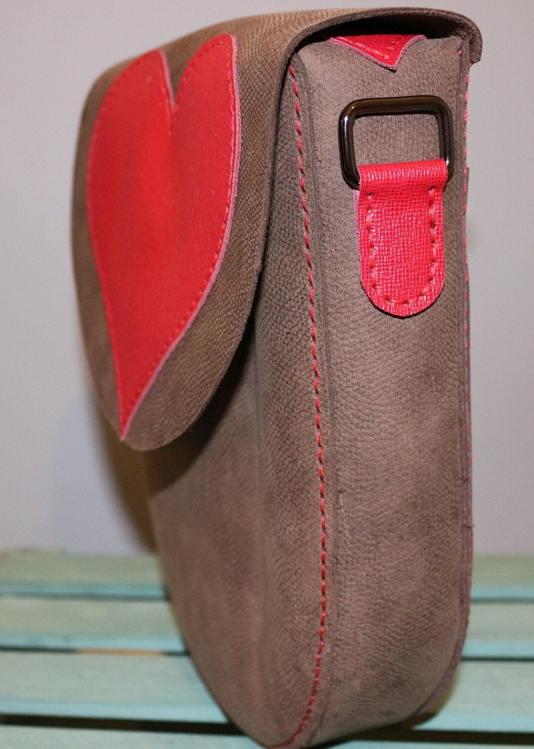 Heart Bag Pattern Pdf Download leather Messenger Bag - Etsy