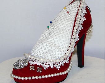 Shoe pin cushion | Etsy