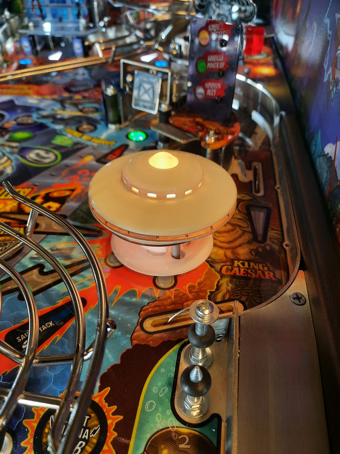 Raiden Mods Stern Godzilla Pinball UFO Mod - Etsy