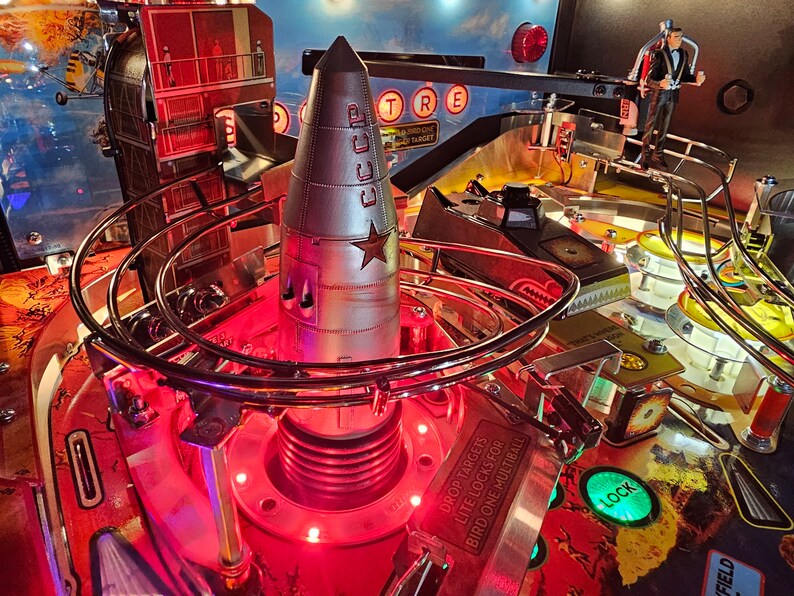 James Bond Pinball Rocket Mod Upgrade Kit - Spectre Bird One - Etsy