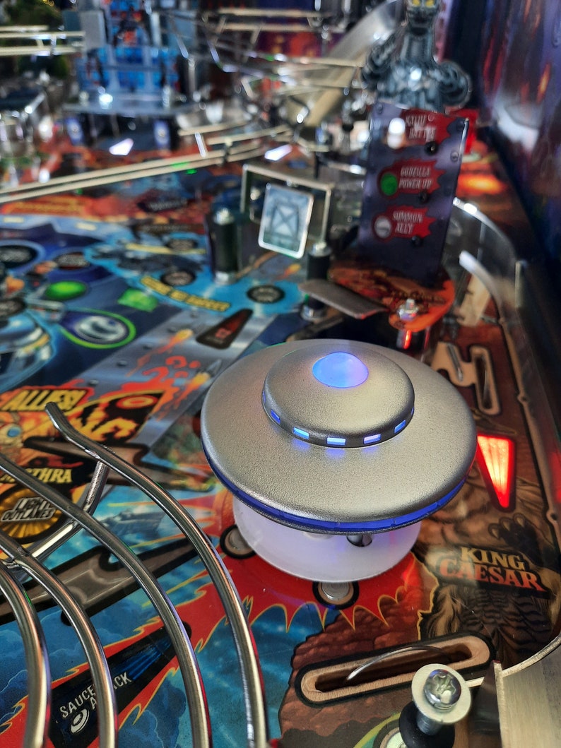Raiden Mods - Stern Godzilla Pinball UFO Mod - Etsy
