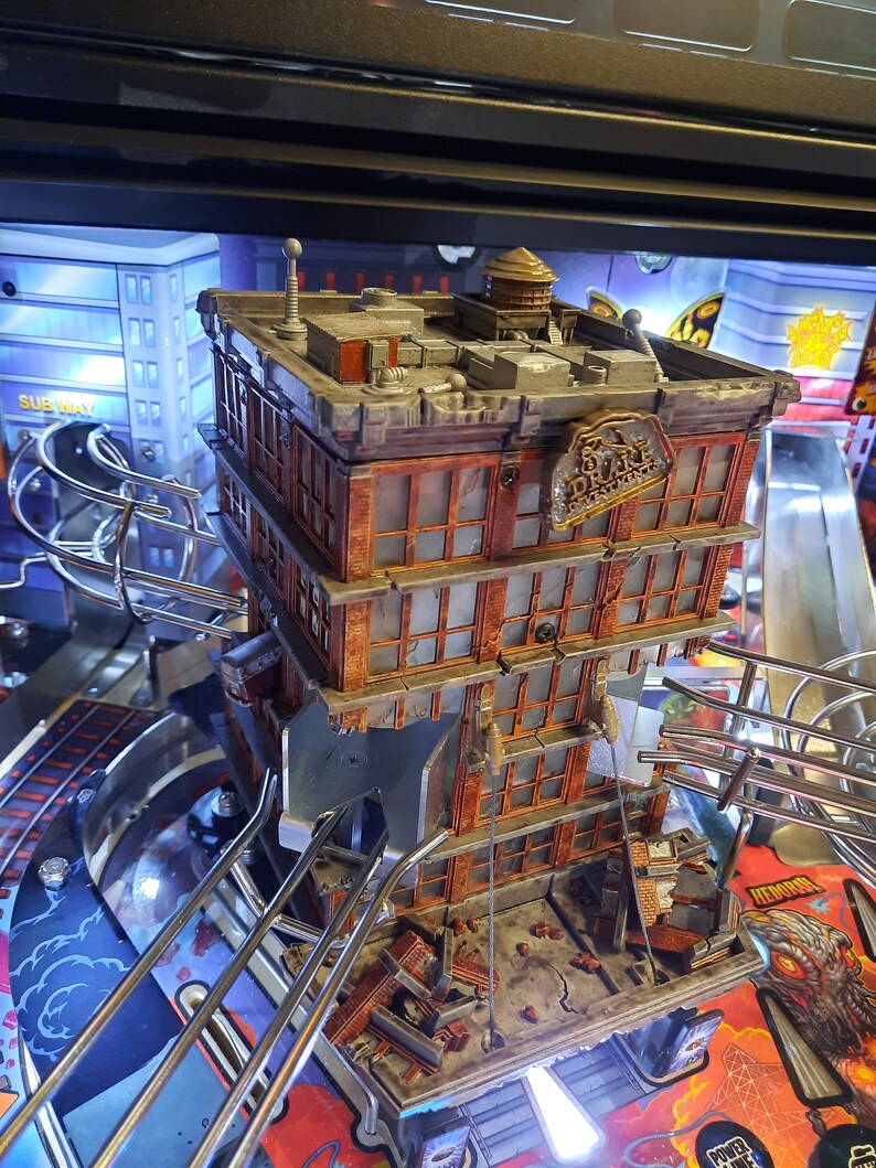 Raiden Mods Stern Godzilla Pinball Main Building Mod - Etsy