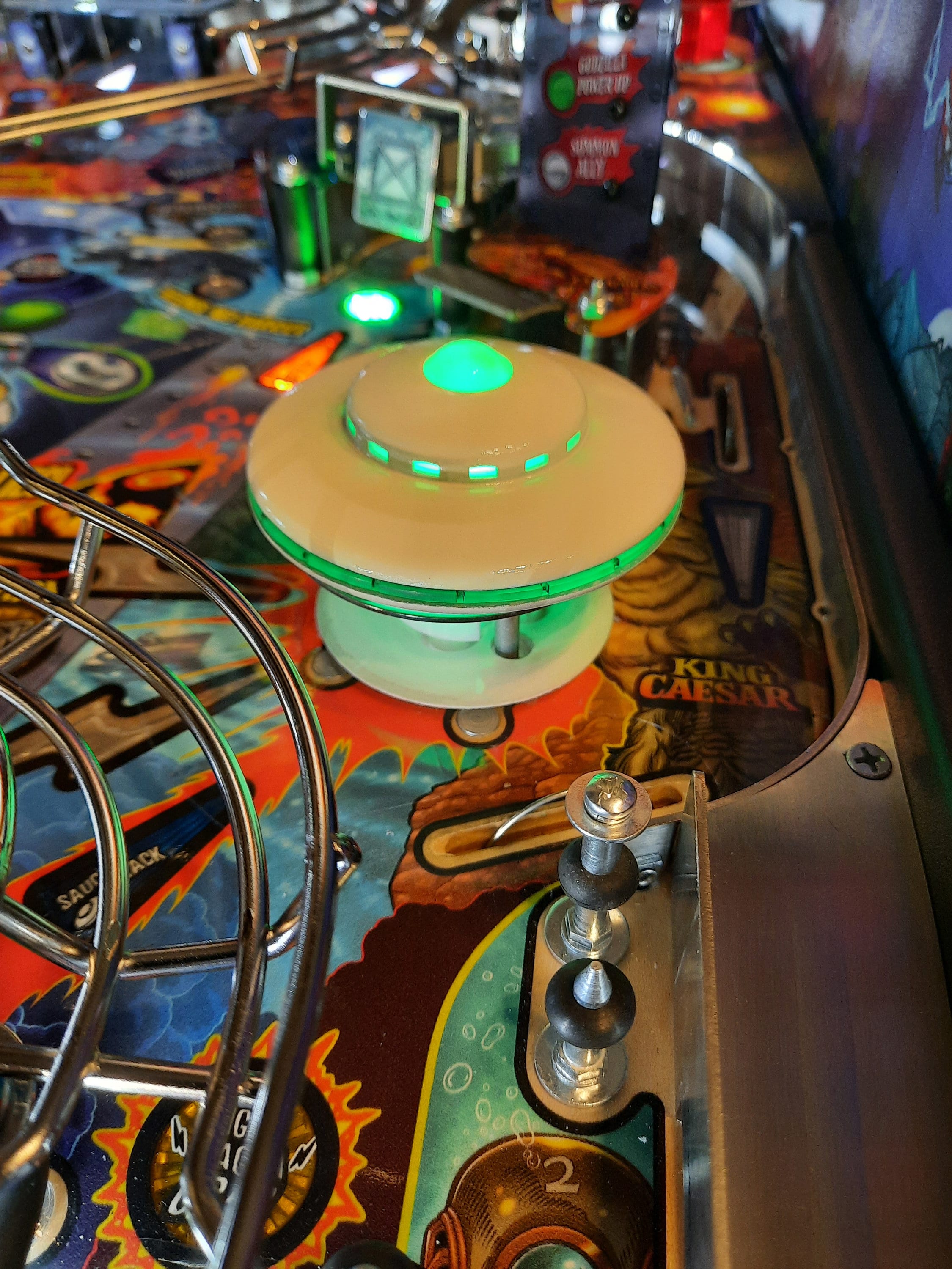Raiden Mods - Stern Godzilla Pinball UFO Mod - Etsy