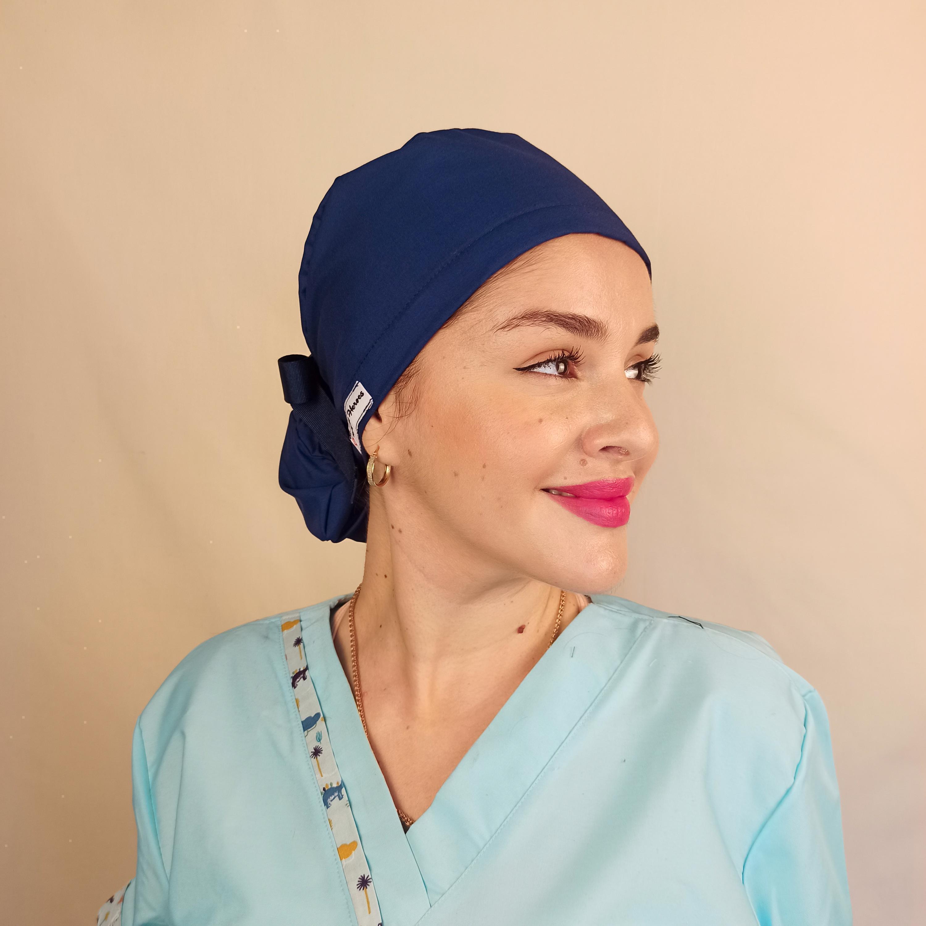 Custom Scrub Cap Satin Lined Ponytail Scrub Hat Name Surgical Cap Women ...