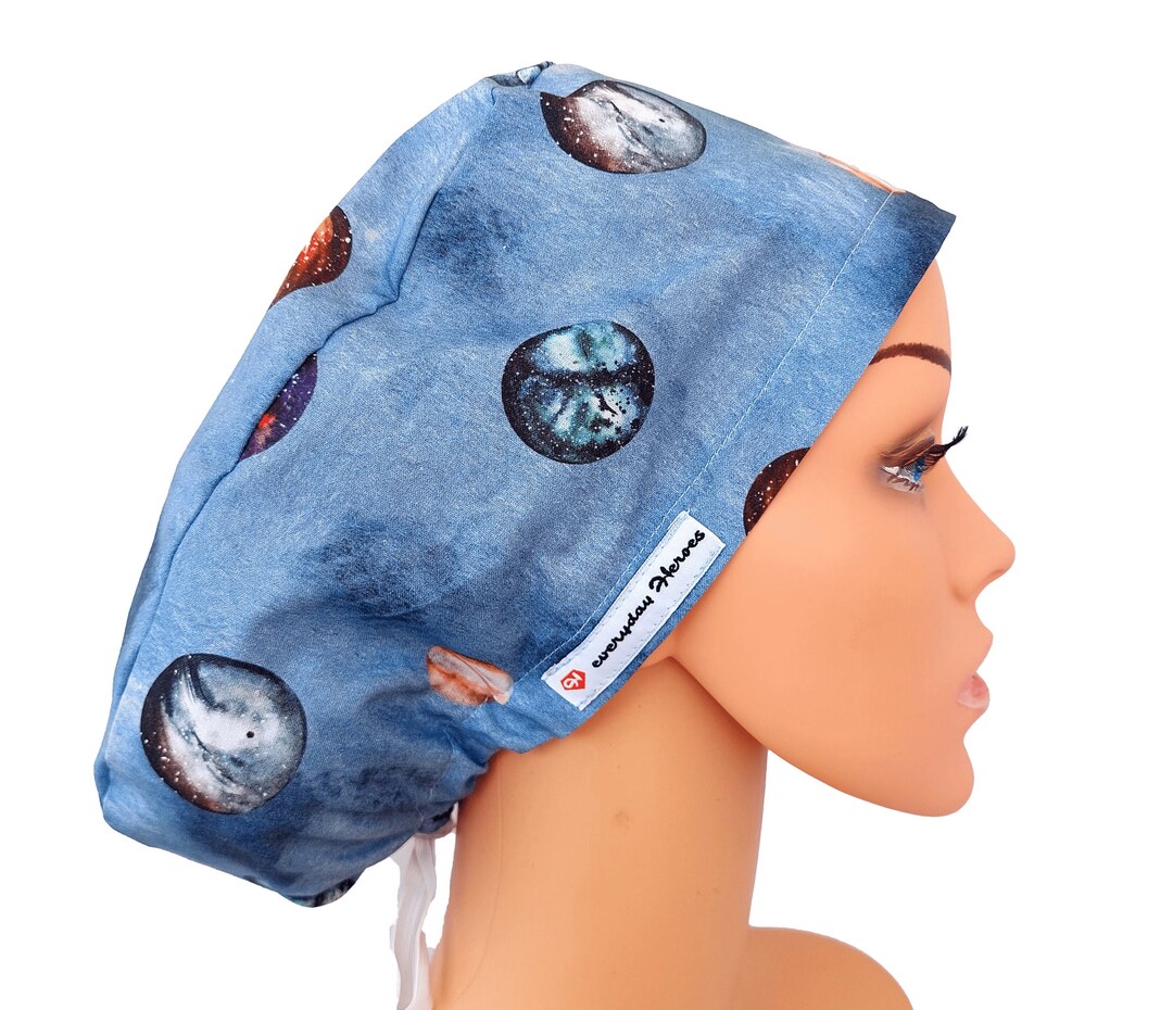 Planets Scrub Caps for Women Surgical Cap Nurse Cap Satin - Etsy