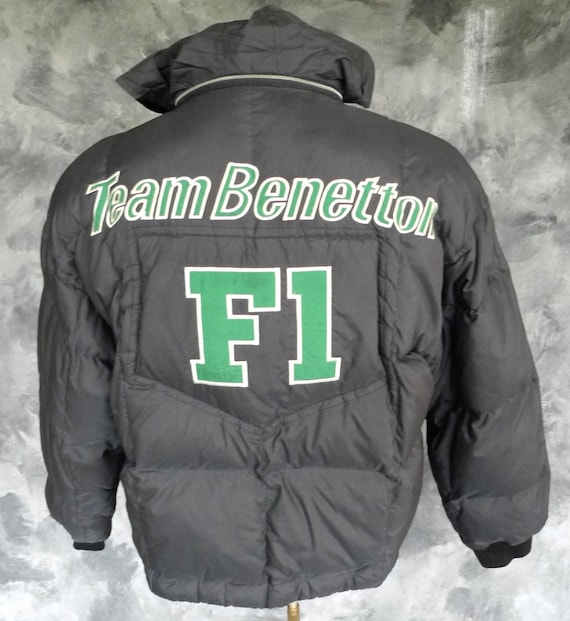 BENETTON Rare! ViNTAGE Team Benetton Jacket F1 RACiNG… - Gem