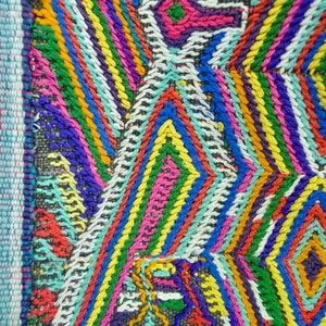 Vintage Hand Woven GUATEMALAN Huipil Blouse Handmade TRADITIONAL ...