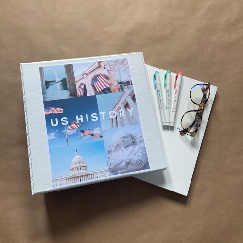World History Collage Binder Cover Aesthetic School Supplies - Etsy