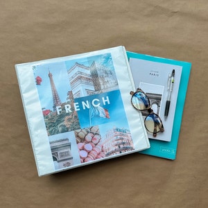 French Collage Binder Cover | Aesthetic School Supplies - Etsy