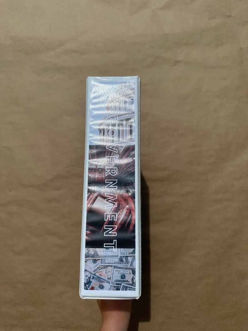 Government Collage Binder Cover | Aesthetic School Supplies - Etsy