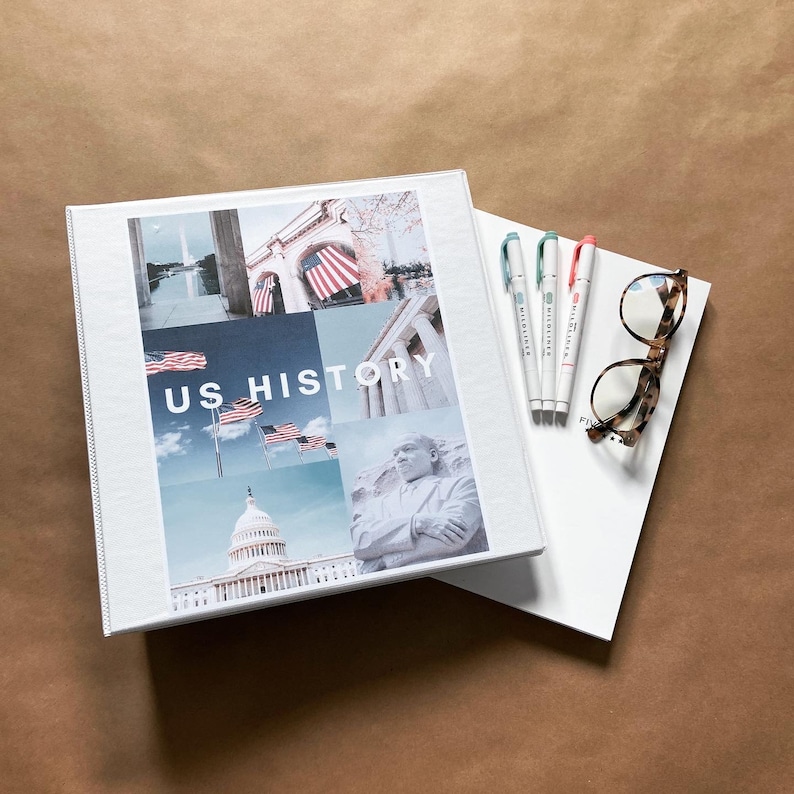 French Collage Binder Cover Aesthetic School Supplies - Etsy