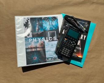 Math Collage Binder Cover Aesthetic School Supplies - Etsy