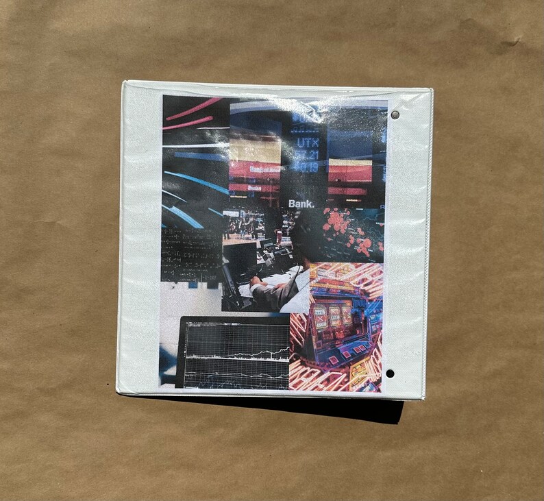 Statistics Collage Binder Cover | Aesthetic School Supplies - Etsy