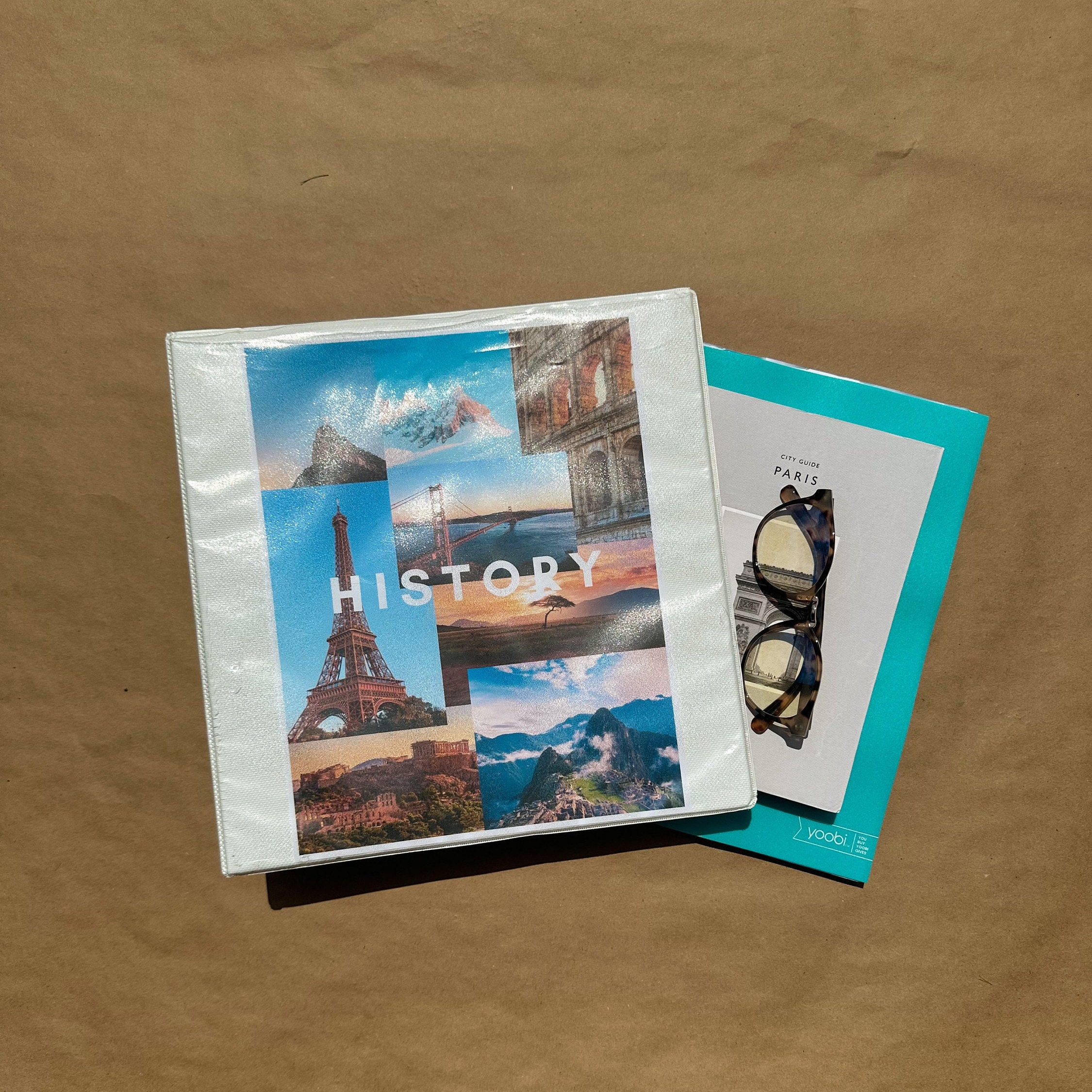 History Collage Binder Cover | Aesthetic School Supplies - Etsy