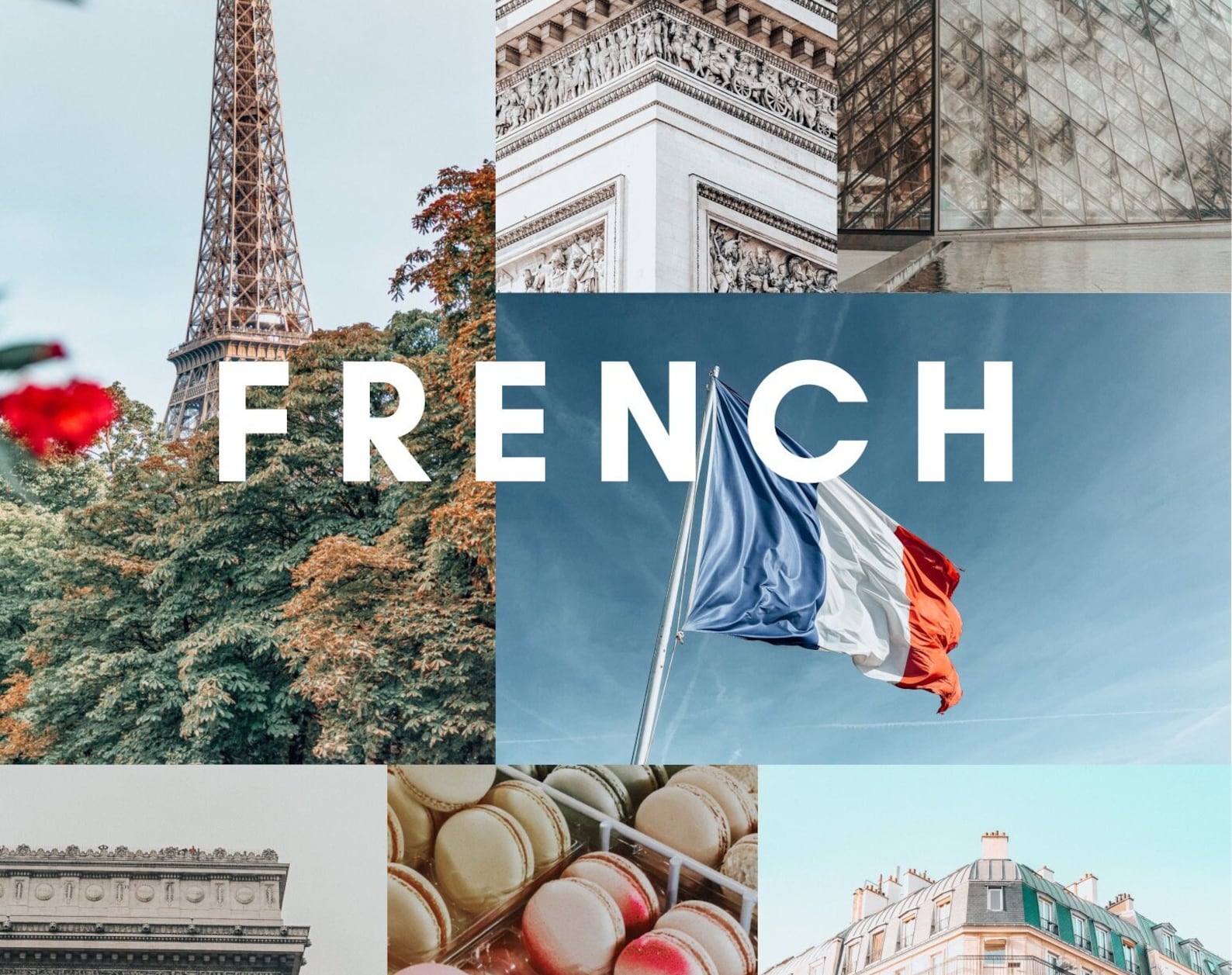 French Collage Binder Cover Aesthetic School Supplies - Etsy