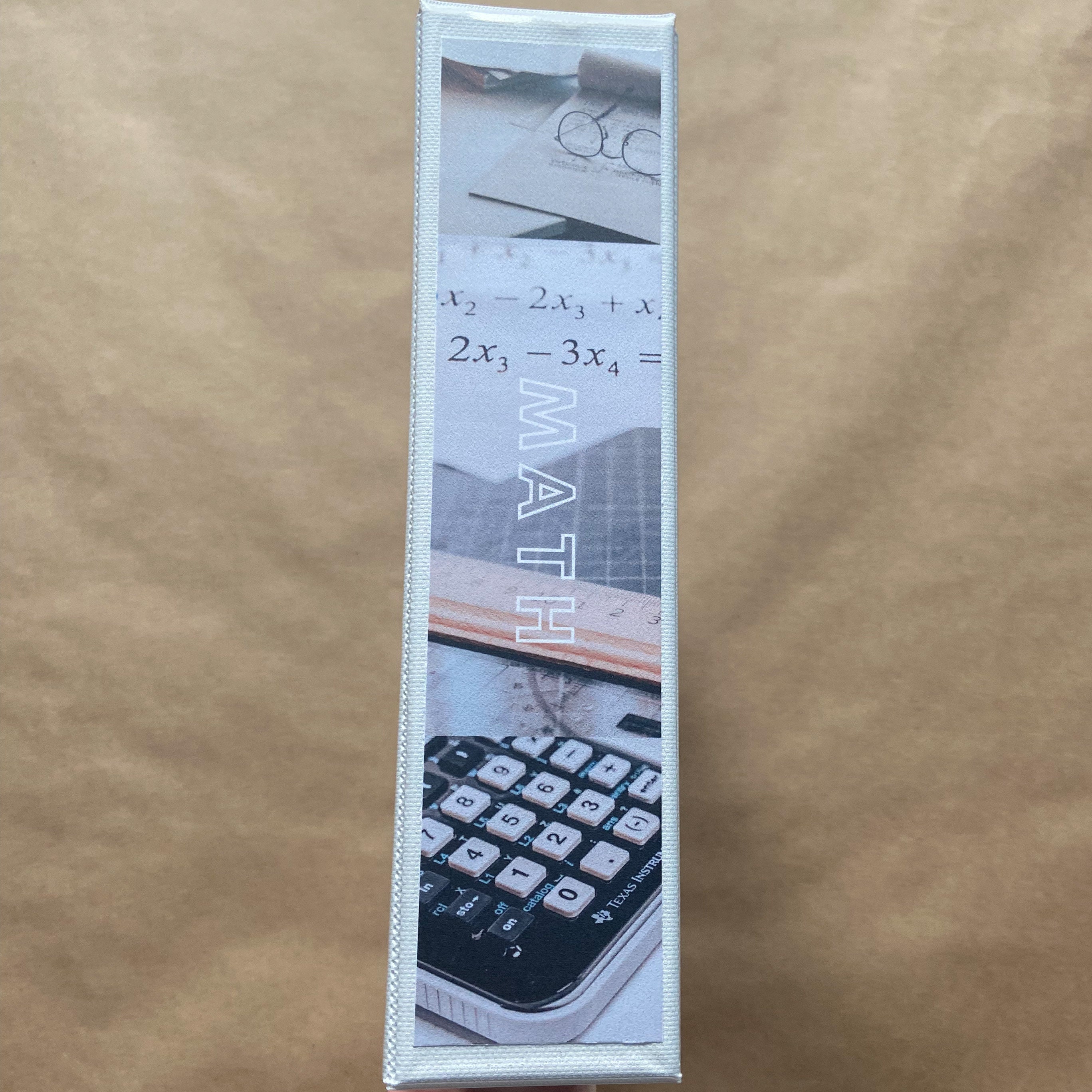 Math Collage Binder Cover | Aesthetic School Supplies - Etsy
