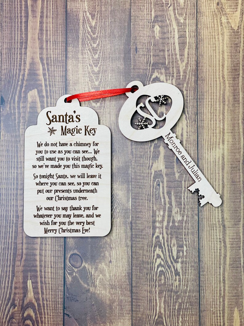 Personalized Santas Magic Key - Etsy