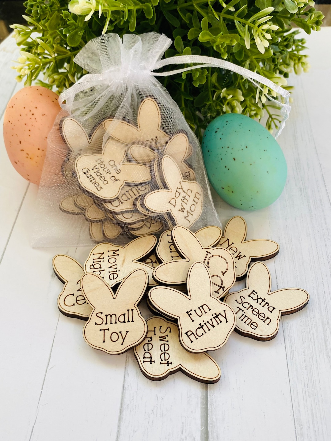 25 Easter Tokens, Egg Tokens, Easter Egg Hunt - Etsy