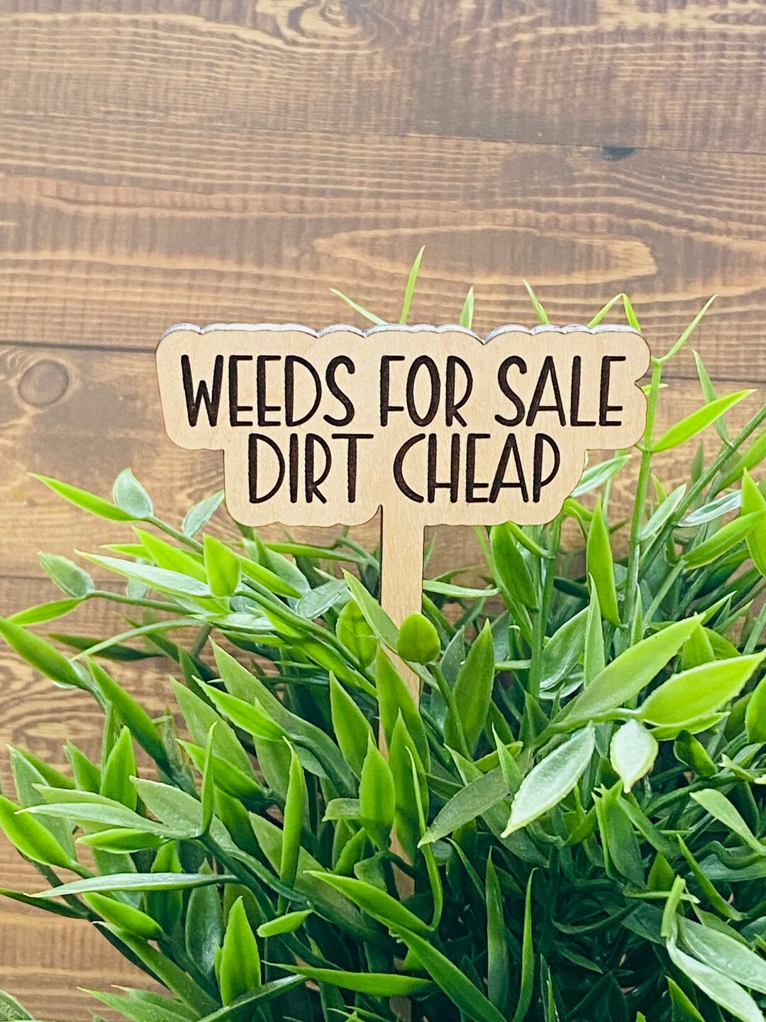 Weeds for Sale Marker, Funny Plant Sign, Plant Markers, Garden Markers ...