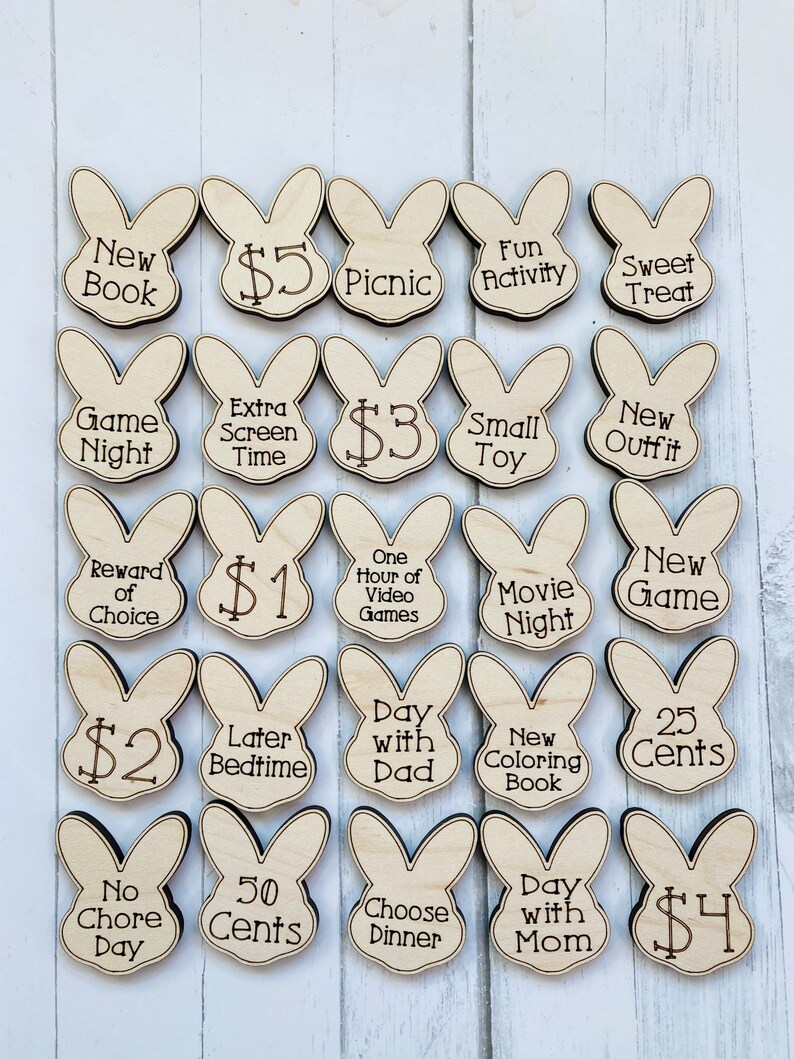 25 Easter Tokens, Egg Tokens, Easter Egg Hunt - Etsy