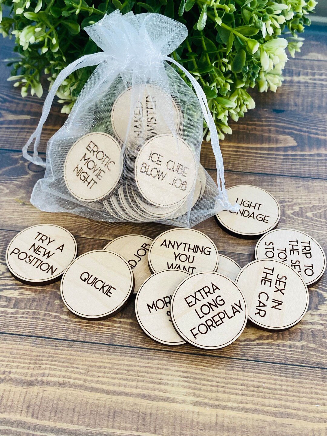 30 Adult Tokens, Naughty Activities, Valentine's Day Gift - Etsy