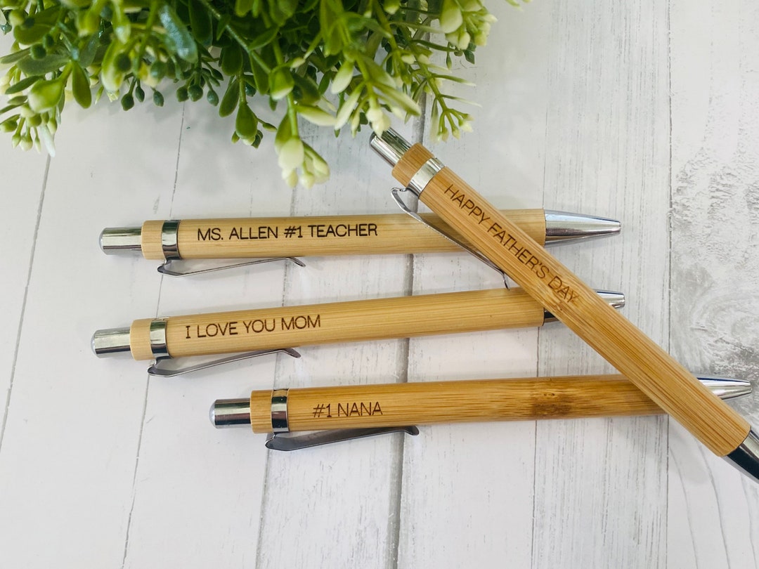Personalized Pen, Wooden Writing Pen, Personalized Gift - Etsy