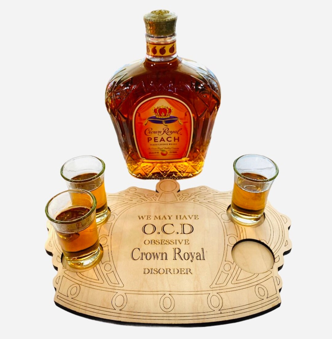 Crown Royal Shot Glass Board | Tequila Board | Shot Glass Holder ...