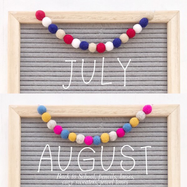 Letter Board Garland - Etsy