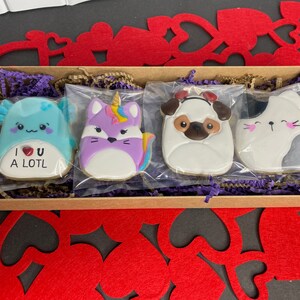 Squish-ies Boxed Cookie Set, Decorated Squish Mallow Inspired Sugar ...