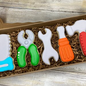 Tool Set Cookies: Handyman Gift Boxed Cookies - Etsy