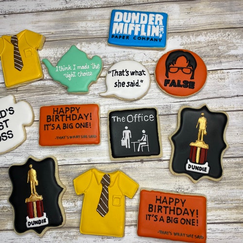 The Office Cookies - Etsy