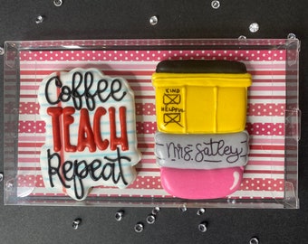 Teacher Appreciation Cookie Gift Set, Back to School, End of School ...