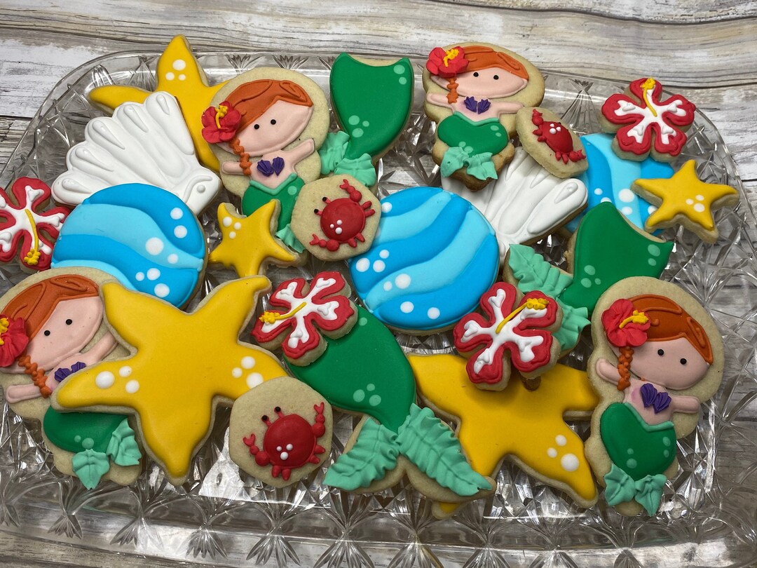 Little Mermaid Cookies - Etsy