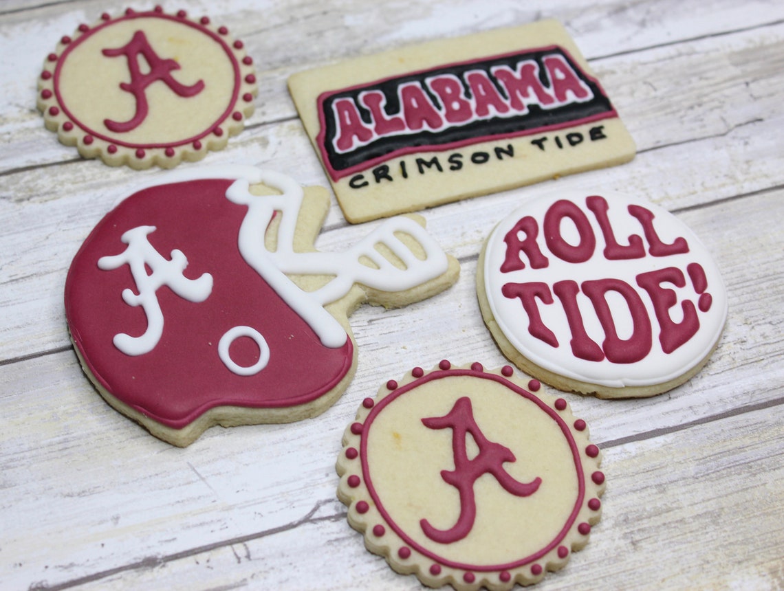 College Football Cookies - Etsy
