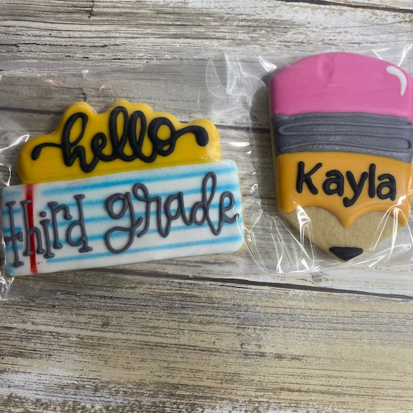 Back to School Cookies - Etsy