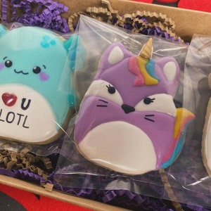 Squish-ies Boxed Cookie Set, Decorated Squish Mallow Inspired Sugar ...