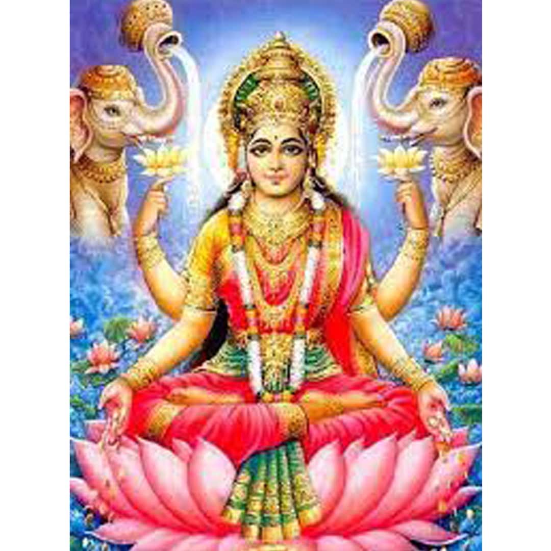 Lakshmi Devi Photo, Shree Lakshmi, Maa Lakshmi Vintage Wall Decor ...