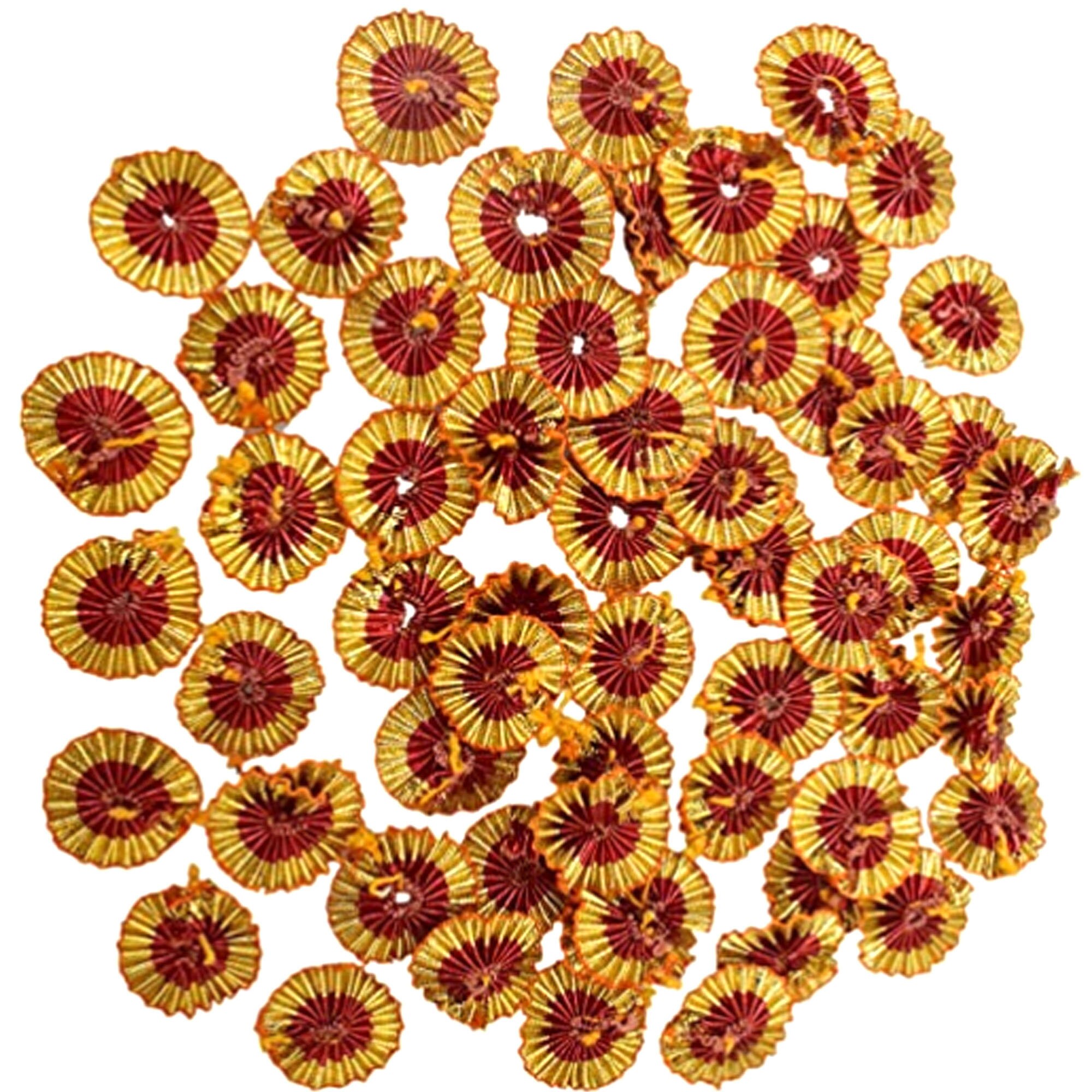 7 Color Chakri Gota Patti Phool, Gota Pati Flowers for Lehenga, Gota ...