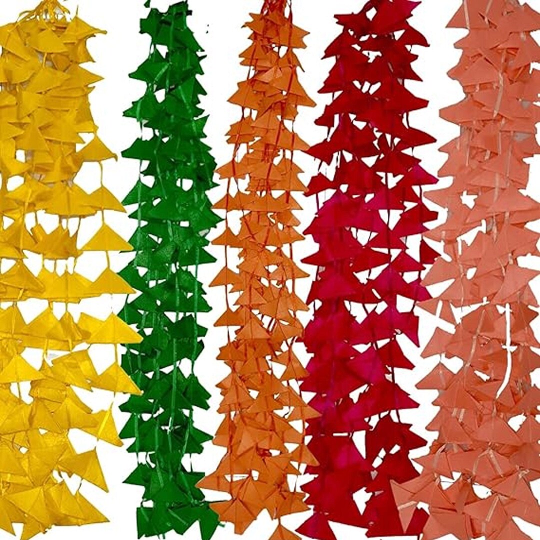 Handmade Indian Felt Triangle Garland: Wedding Mehendi Decoration - Etsy