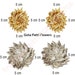 Gota Patti Phool, Gota Patti Flowers for Lehenga, Gold and Silver Gota ...