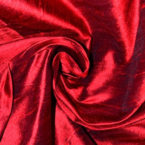 Red Silk Fabric - Etsy