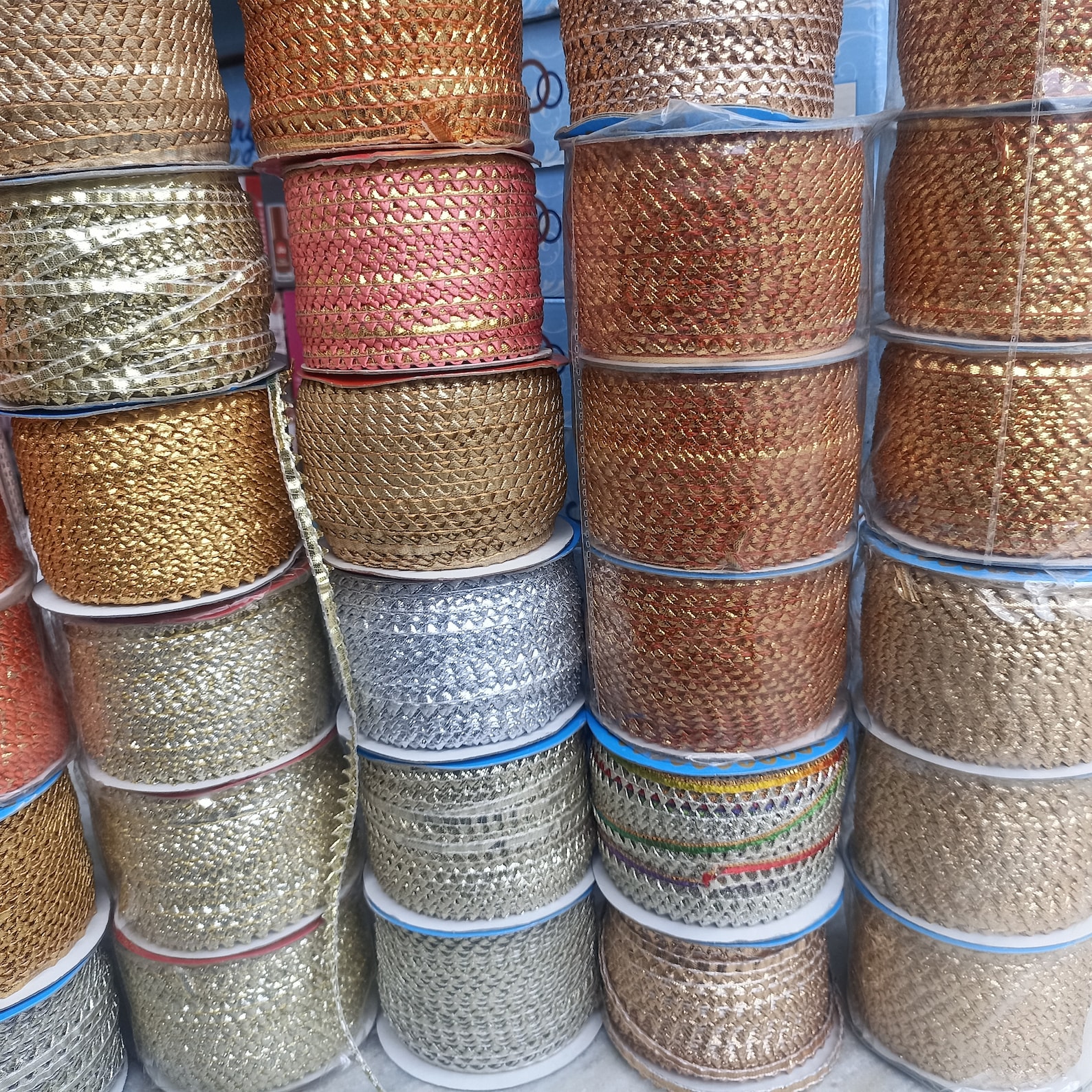 7 Color Cut Work Samosa Lace 99 MTR, Samosa Lace Design, Trim for ...