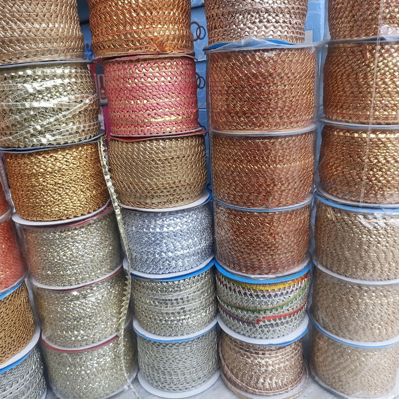 7 Color Cut Work Samosa Lace 99 MTR, Samosa Lace Design, Trim for ...
