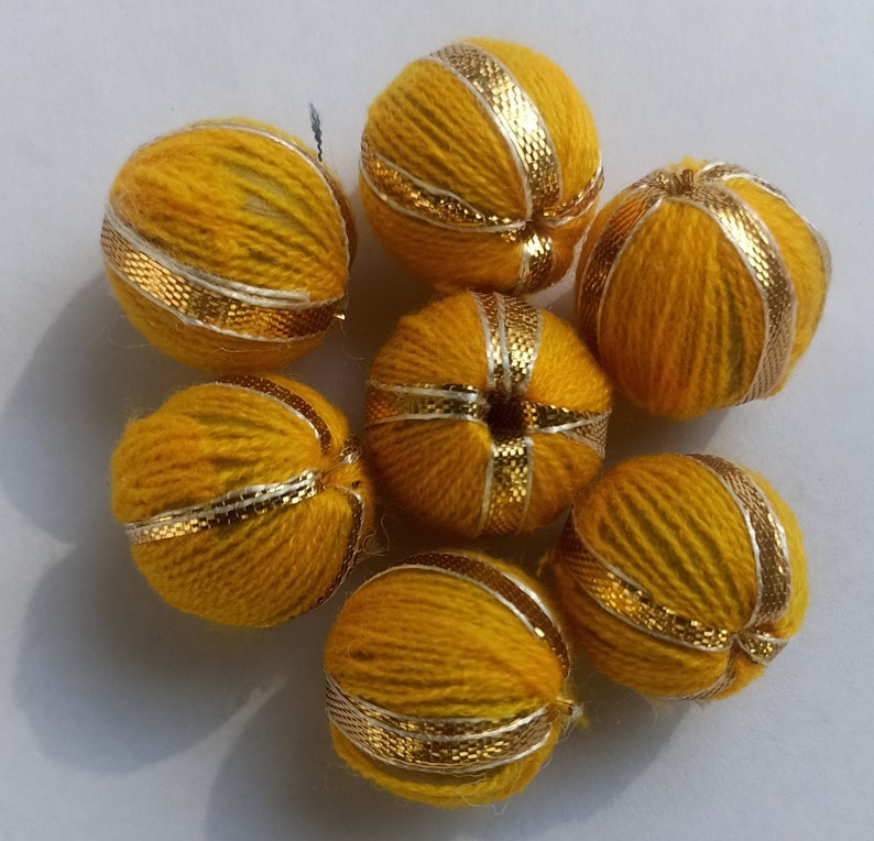 10 Color Handmade Royal Look Rajasthani Gota Patti Lace Balls: Indian ...