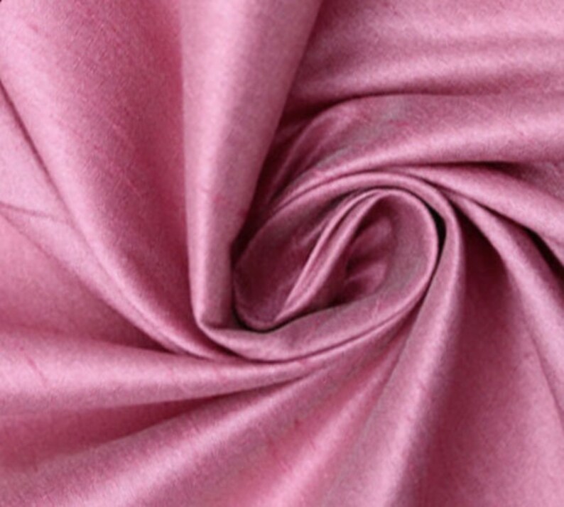 Plain Onion Pink Dupioni Raw Silk Fabric, Dupioni Silk Fabric for ...