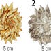 Gota Patti Phool, Gota Patti Flowers for Lehenga, Gold and Silver Gota ...
