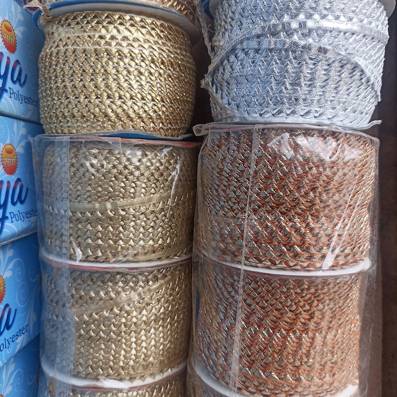 7 Color Cut Work Samosa Lace 99 MTR, Samosa Lace Design, Trim for ...